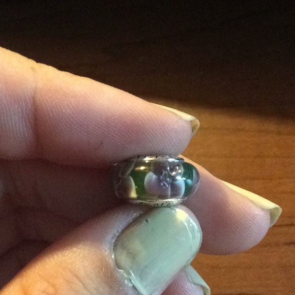 Pandora | Jewelry | Pandora Glass Bead Flower | Poshmark